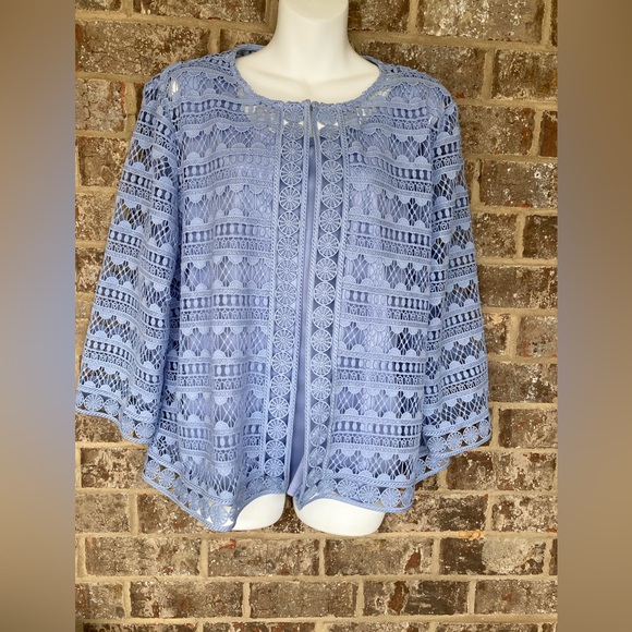 Alfred Dunner | Tops | Alfred Dunner 2 Piece Blouse Set Womens Lace ...